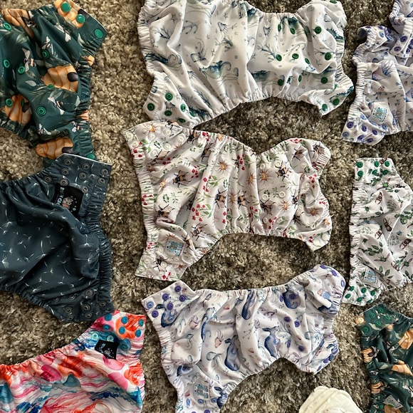 rig n gig | Other | 5 Side Snap Cloth Diaperspullups Awj Lined With 3 ...